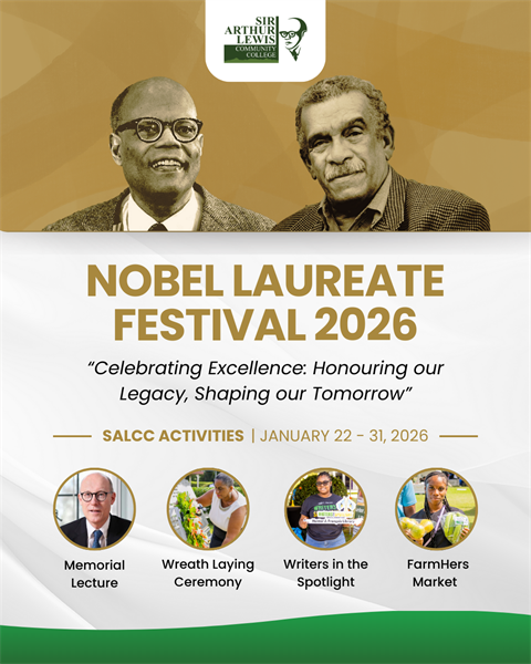 SALCC Announces its 2026 Nobel Laureate Festival Events - St. Lucia ...